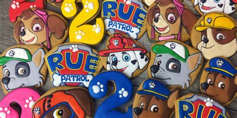 Paw Patrol Birthday Party Sugar Cookies — The Iced Sugar Cookie