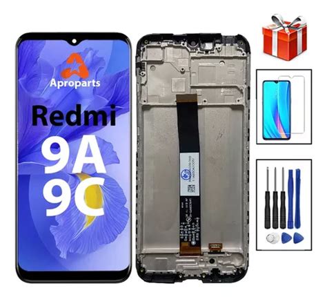 Pantalla Lcd Compatible Con Xiaomi Redmi 9a 9c Con Marco Cuotas Sin