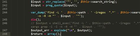 error on class filemanager php line 208 · issue 2 · wangyihang codiad
