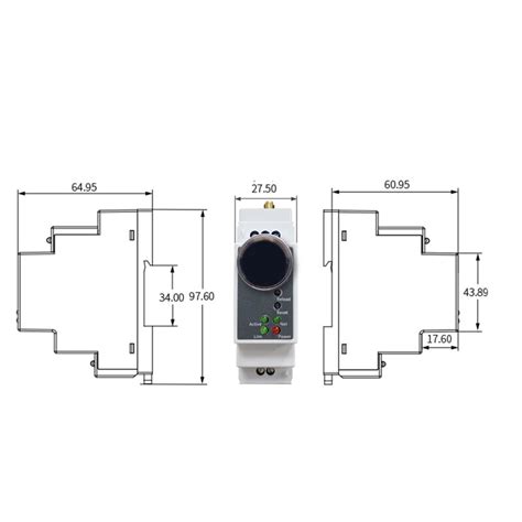 레일 장착형 산업용 장치 서버 직렬 포트 Rs485 Wifi 또는 Rj45 이더넷 컨버터 서버 지원 Modbus 빌딩 자동화 시스템