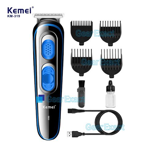 Kemei KM USB Rechargeable Hair Clipper For Men Gear Exact
