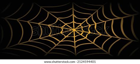 Cartoon Drawing Cobweb On Yellow Black Stock Vector Royalty Free 2124594401 Shutterstock