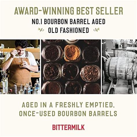 Bittermilk No1 Bourbon Barrel Aged Old Fashioned Mix All