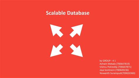 Scalable Database Ppt
