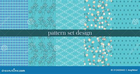 Set Nature Seamless Patterns Pattern Swatches Included For Coreldraw