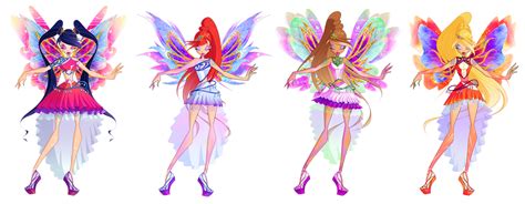 Collab Winx Club Enix Transformation Concepts By Kerocreations On Deviantart