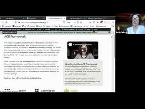 How To Use The Ace Framework The Open Learning Teaching Collaborative Instructional Design