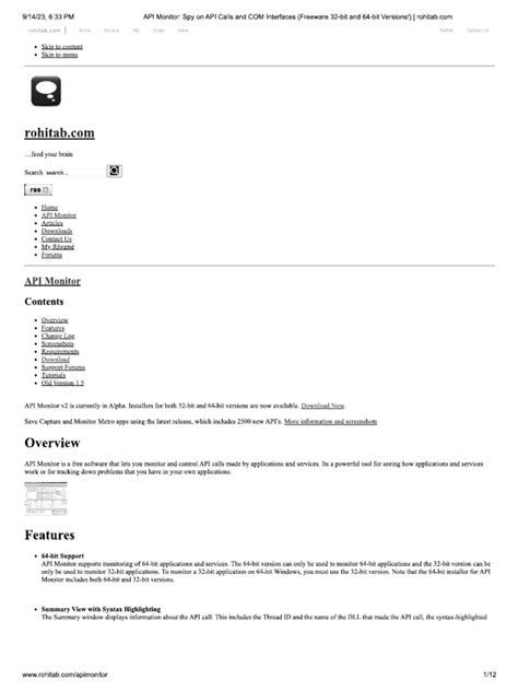 Api Monitoring Pdf