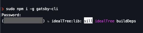 Npm Unable To Install Gatsby On Mac Stack Overflow