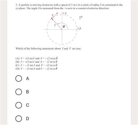 answered 2 a particle is moving clockwise with… bartleby