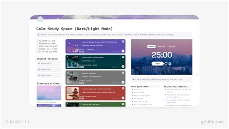 12 notion pomodoro templates and trackers free and paid gridfiti
