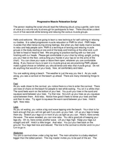Progressive Muscle Relaxation Script Pdf 89139 Progressive Muscle