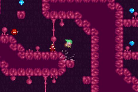 Platformer Tileset Abominable Lair 16x16 Pixelart
