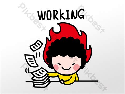 더 열심히 일하다 일러스트 Png Psd 무료 다운로드 Pikbest