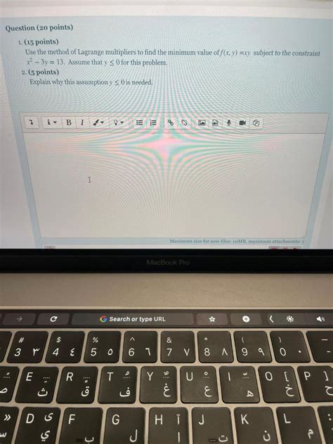 Solved Question 20 Points 1 15 Points Use The Method Of Chegg