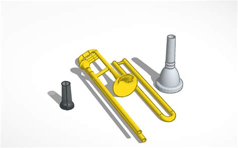 3d Design Pug Trombone Tinkercad