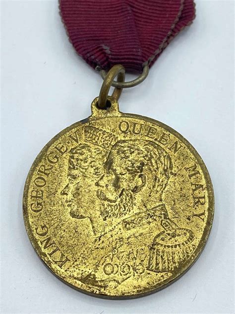 Antique King George V And Queen Mary Coronation June 22nd 1911 Medal