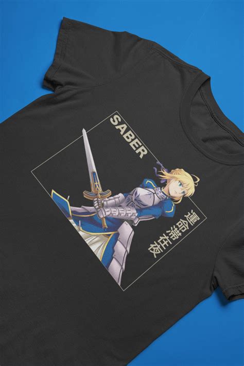 Fate Stay Night Saber Anime T Shirt Fatestay Night T Shirt Etsy