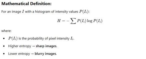 Autofocus Using Opencv A Comparative Study Of Focus Measures