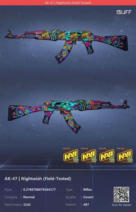Csgo Ak 47 Nightwish Field Tested Video Gaming Gaming Accessories