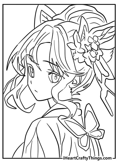 Anime Devil Girl Coloring Pages 2025