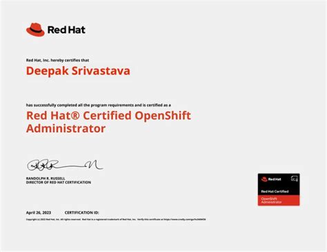 Red Hat Openshift Administration Training And Certification