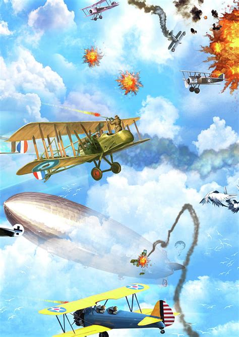 Knights Of The Azure Skies C Digital Art By Wayne Reinagel Fine Art