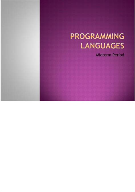 pdf review of programming languages dokumen tips