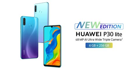 เปดตว HUAWEI P30 Lite New Edition อปเกรด RAM 6GB และหนวยความจำ 256GB