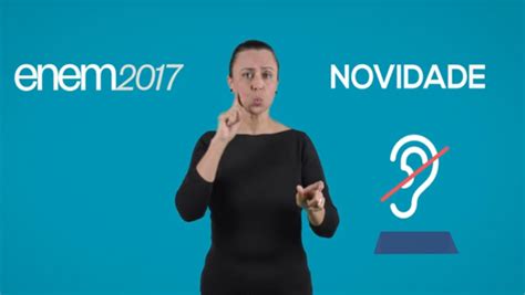Inep lançará série de conteúdos do Enem em Libras