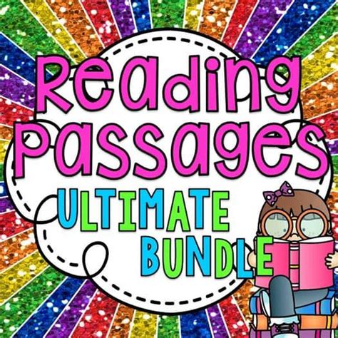 Reading Comprehension Passages And Questions Ultimate Bundle Reading