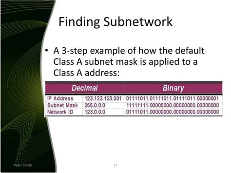 subnet masks pptx computer networking computing