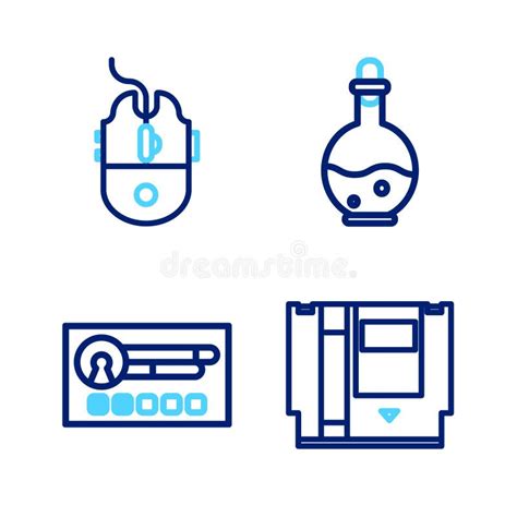 Set Line Cartridge Create Account Screen Bottle With Magic Elixir And