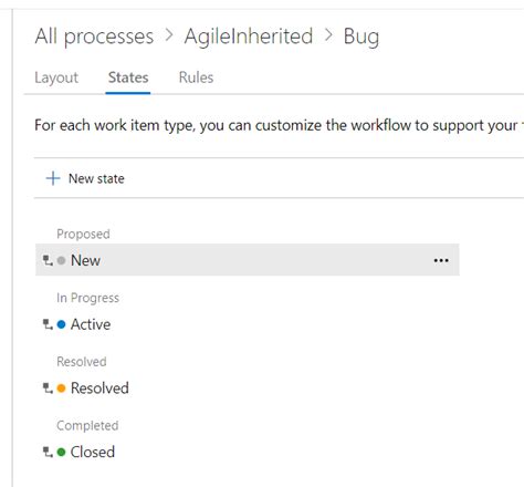Deleting A State In The Agile Process Template In Azuredevops Azuredevops Guide