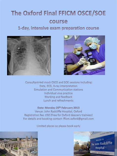 ppt the oxford final fficm osce soe course 1 day intensive exam