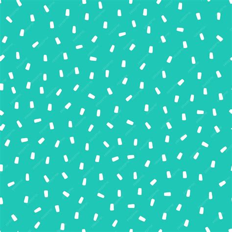 Premium Vector White Sprinkles Seamless Pattern With Blue Background