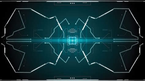 Science Fiction Futuristic HUD Tech Abstract HD Wallpaper