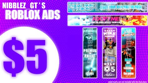 Create A Roblox Advertisement For You By Nibblez Gt Fiverr