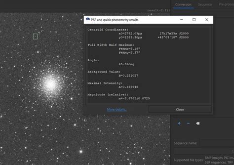 Siril Psf Measurement General Astrophotos Photo Gallery Cloudy Nights