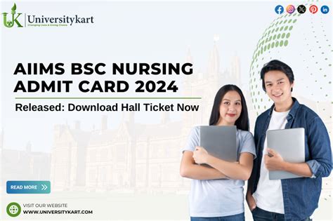 Aiims Bsc Nursing Admit Card 2024 Released Download Hall Ticket Now