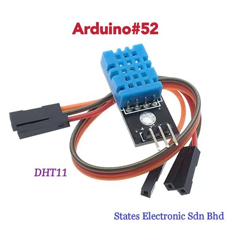 Arduino52 Dht11 Temperature And Humidity Sensor Module Shopee Malaysia