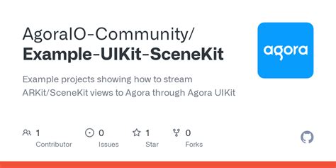 Github Agoraio Communityexample Uikit Scenekit Example Projects