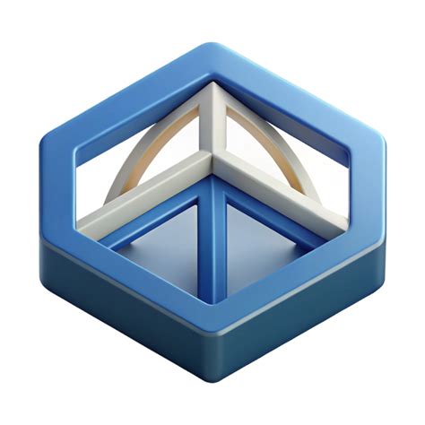 Unforgettable Surreal Crisp Edges Geometric Logo Depicting A Bridge Flat Color Minimal Design