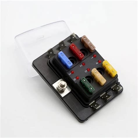 China 6 Way Ato Atc Blade Fuse Block With Led Manufacturers Suppliers