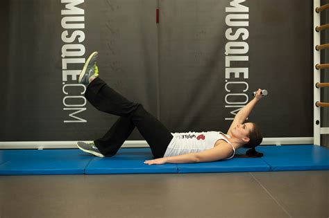 Diagonal Crunch Abs Musqle