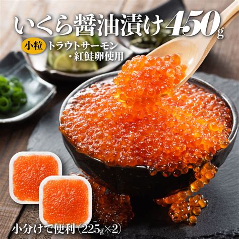 A1469いくら醤油漬（サーモントラウト・紅鮭）500g（250g×2パック） 福岡県新宮町 セゾンのふるさと納税