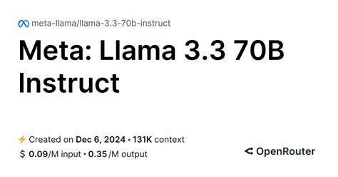 llama 3 3 70b instruct api providers stats openrouter