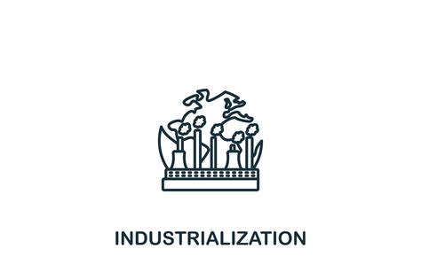 Industrialization Icon Graphic By Aimagenarium · Creative Fabrica