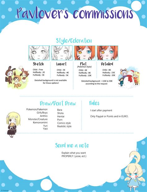 Commission Open By Pavlover On Deviantart