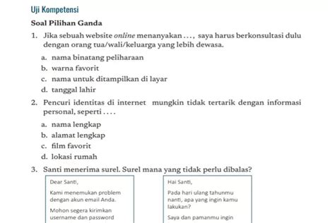 Kunci Jawaban Buku Informatika Kelas 7 Halaman 237 238 Kurikulum
